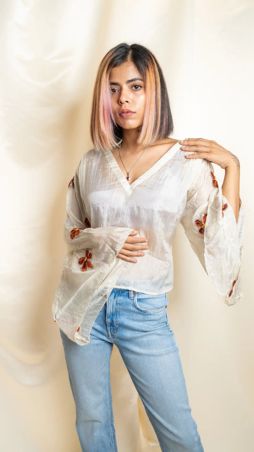 Buy Pearl Sheer Top for Women